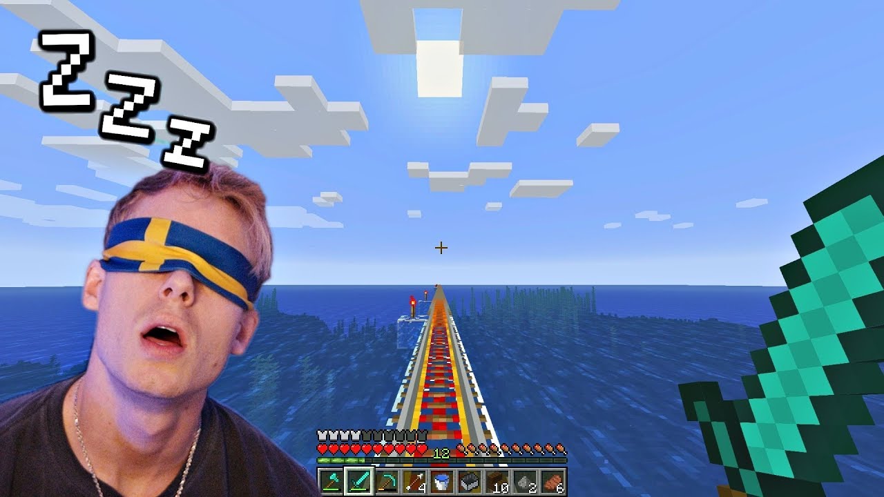 i went in a straight line for 24 Hours in Minecraft... - YouTube