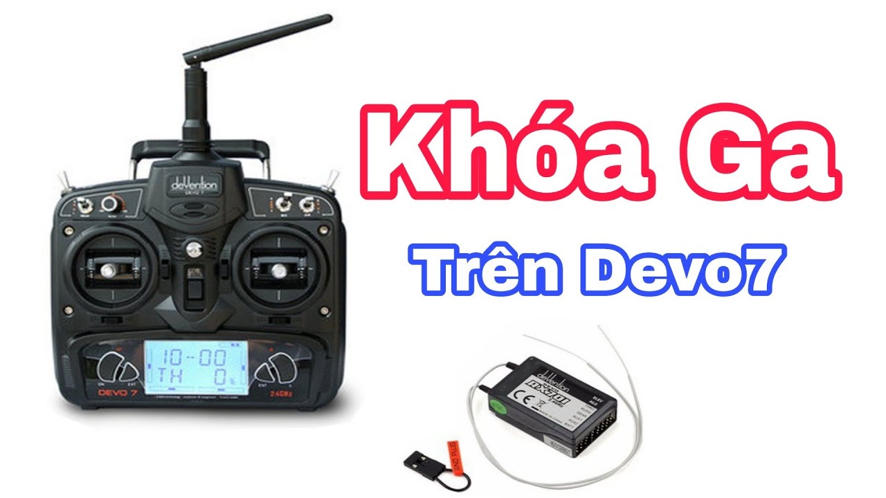 Cách khóa Ga Devo7 cho cánh bằng an toàn khi bay - YouTube