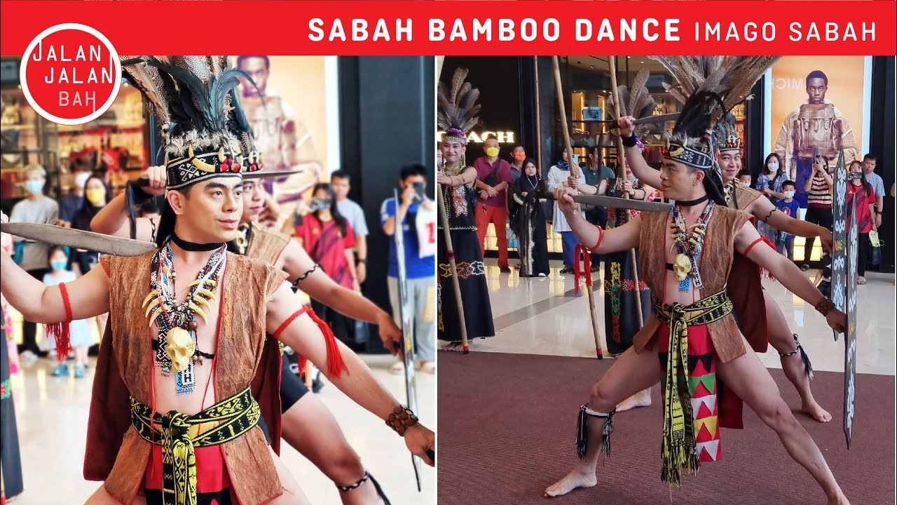 JalanJalanBah Traditional Bamboo Dance of Murut Warrior (Magunatip ...