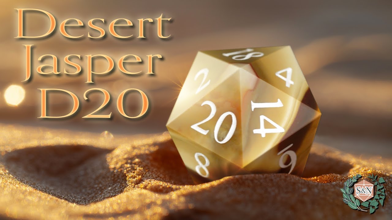 Hand Cutting a Stone D20 from Earthy Desert Jasper! - YouTube