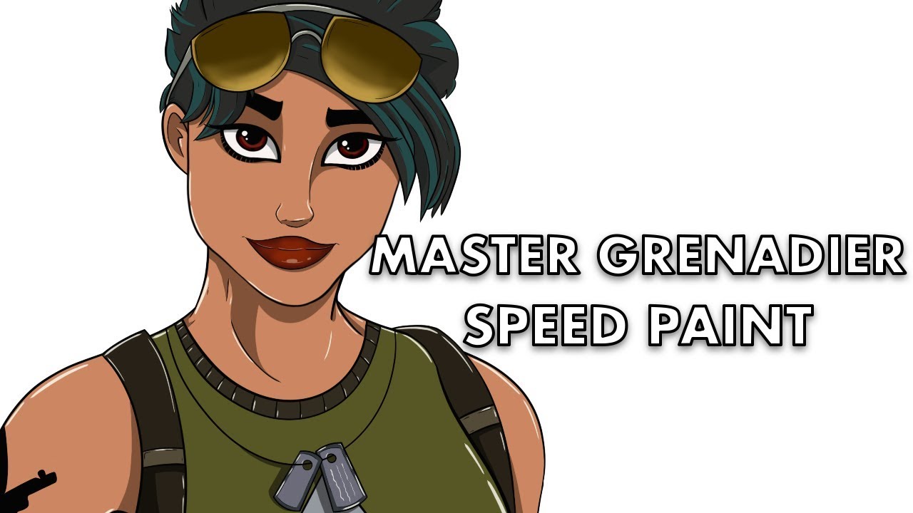 FORTNITE MASTER GRENADIER!! - Speed Paint!! [#20] - YouTube