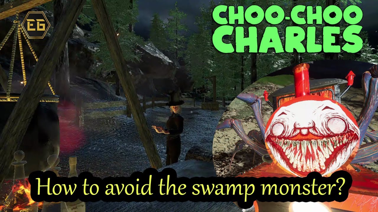 Choo choo Charles: How to avoid the swamp monster? - YouTube