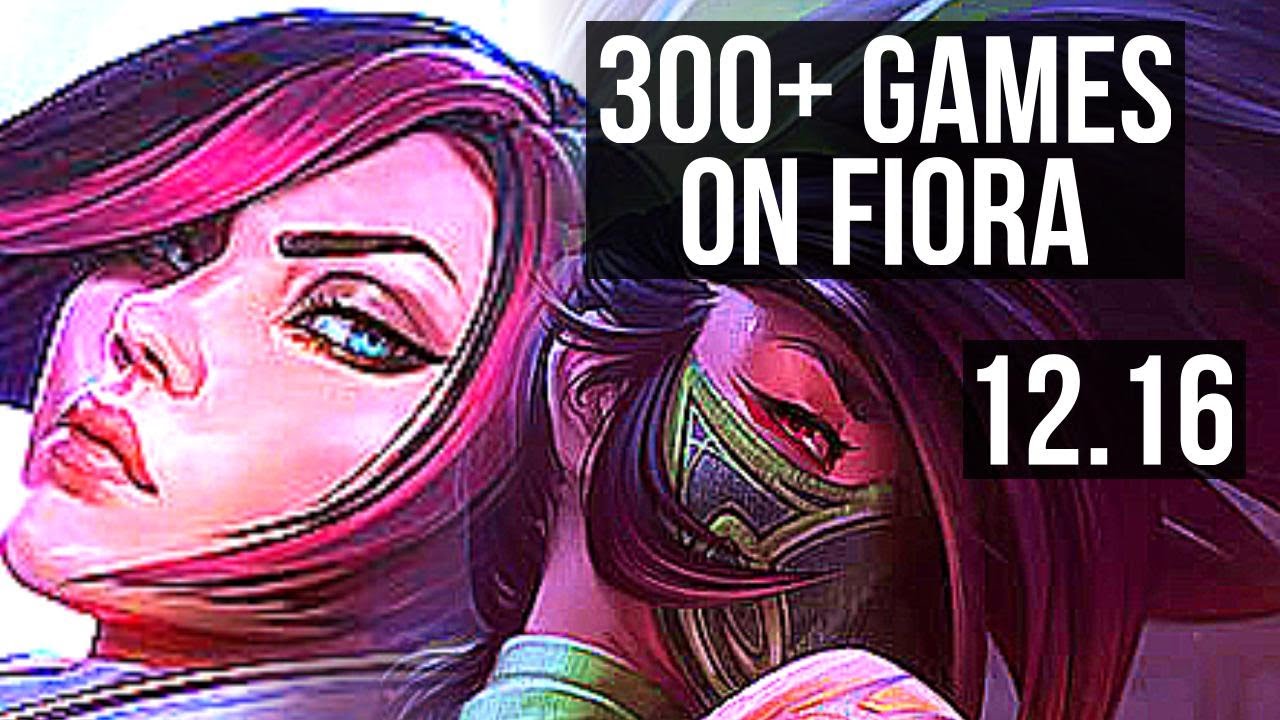 Fiora Vs Akali Top 7 1 7 300 Games Dominating Kr Master 12