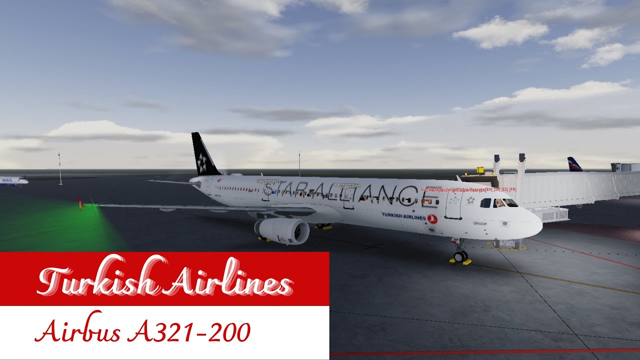 Roblox Flight| Turkish airlines A321-200| Economy Class - YouTube