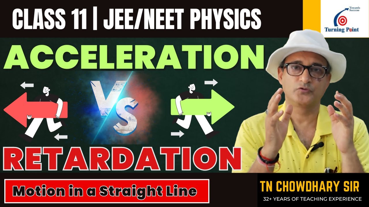 Acceleration vs. Retardation: Similarities and Differences | Class 11 ...