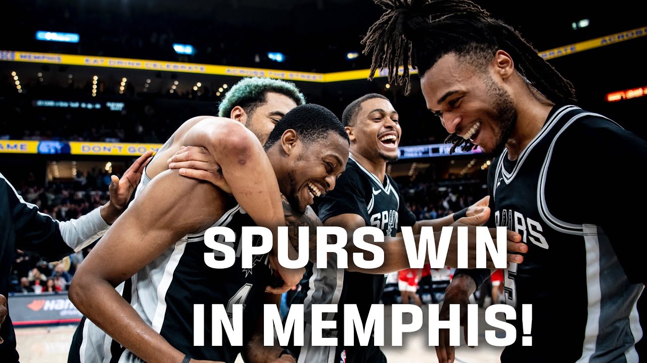 SPURS PULL OFF THE WIN IN MEMPHIS! - YouTube