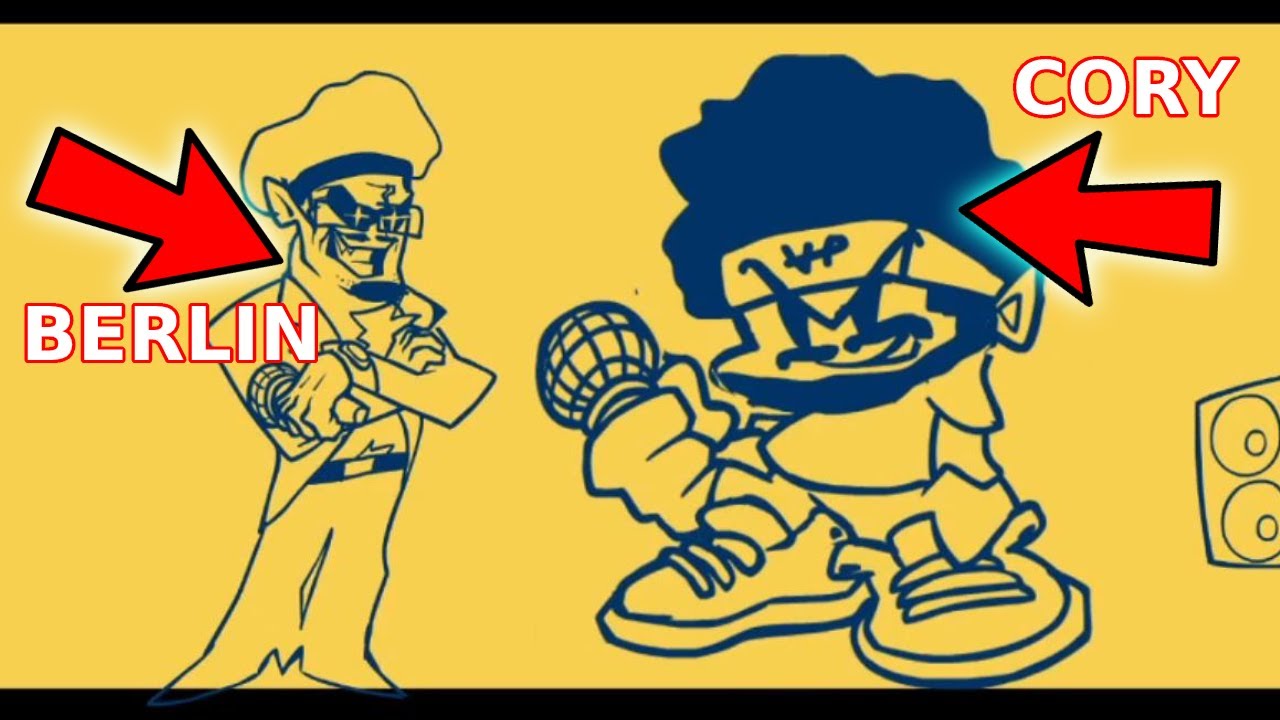 THERE GO BERLIN AND CORY IN THE GAME!!!! | Friday Night Funkin # 10 ...