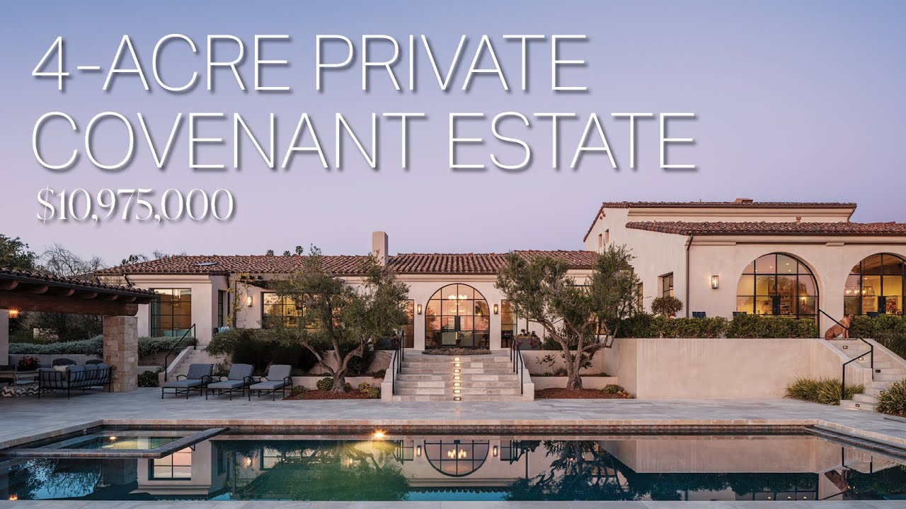 4-Acre COVENANT Estate with Private Orchard and Vineyard | $10,975,000 ...
