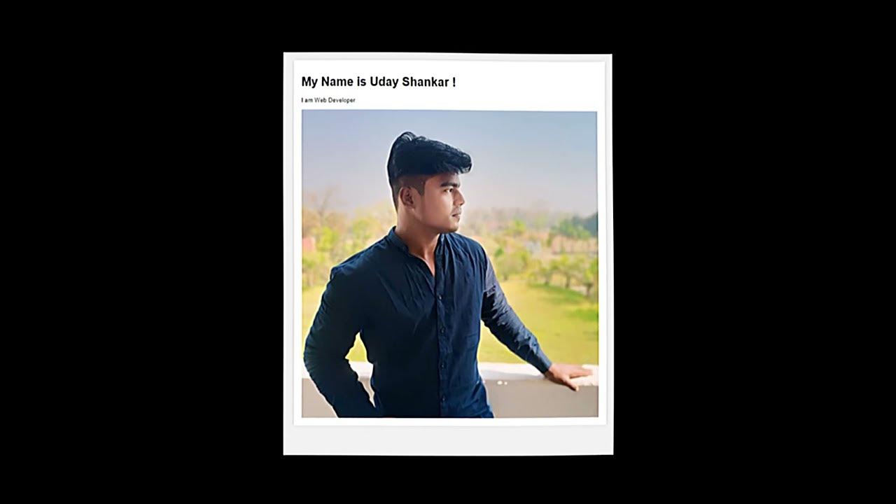 How To Make A Portfolio Page Using Html Css Vsclass Online Html Css Tutorial In Hindi