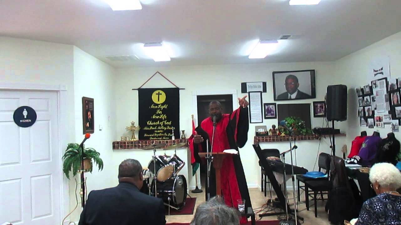 Rev. Harris Sing Old Time Gospel Song There Is A Leak In This Old ...