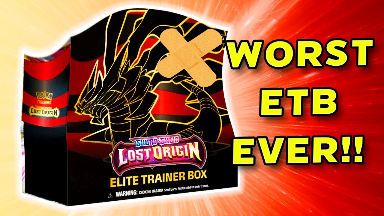 The Worst Elite Trainer Box EVER! Pokemon Lost Origin ETB Opening - YouTube