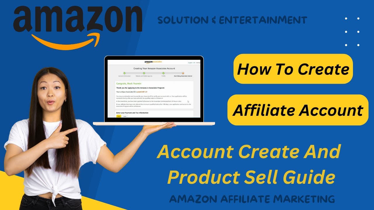 How To Create Amazon Affiliate Account | Amazon Affiliate Account Kaise ...