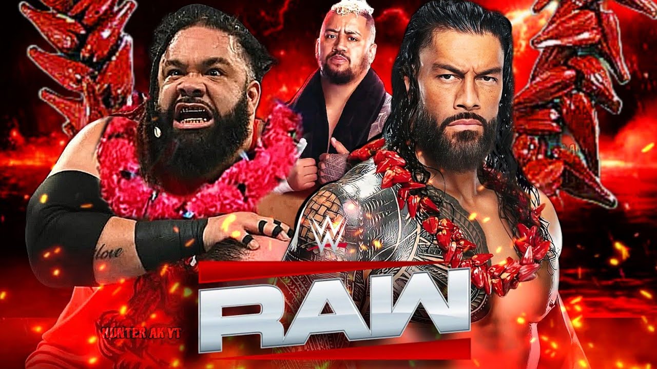 Roman Reigns vs Jacob Fatu WWE Raw Netflix Tribal Combat - Special ...