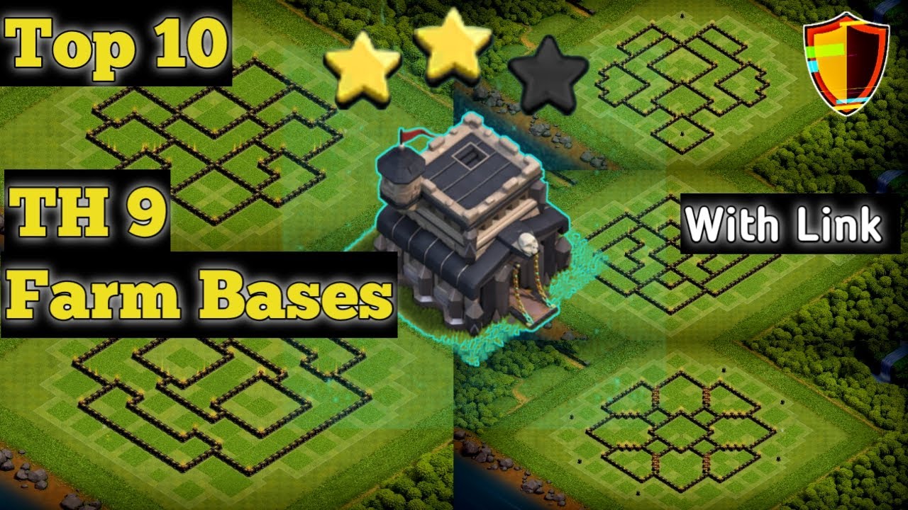 TH 9 Farming Bases | Clash of Clans - YouTube