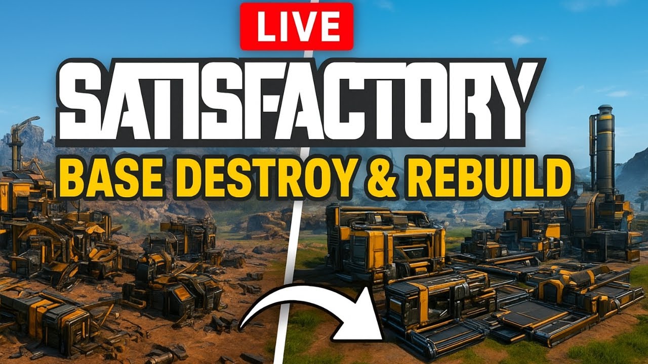 Building our first COAL POWER PLANT in Satisfactory 1.1 - YouTube