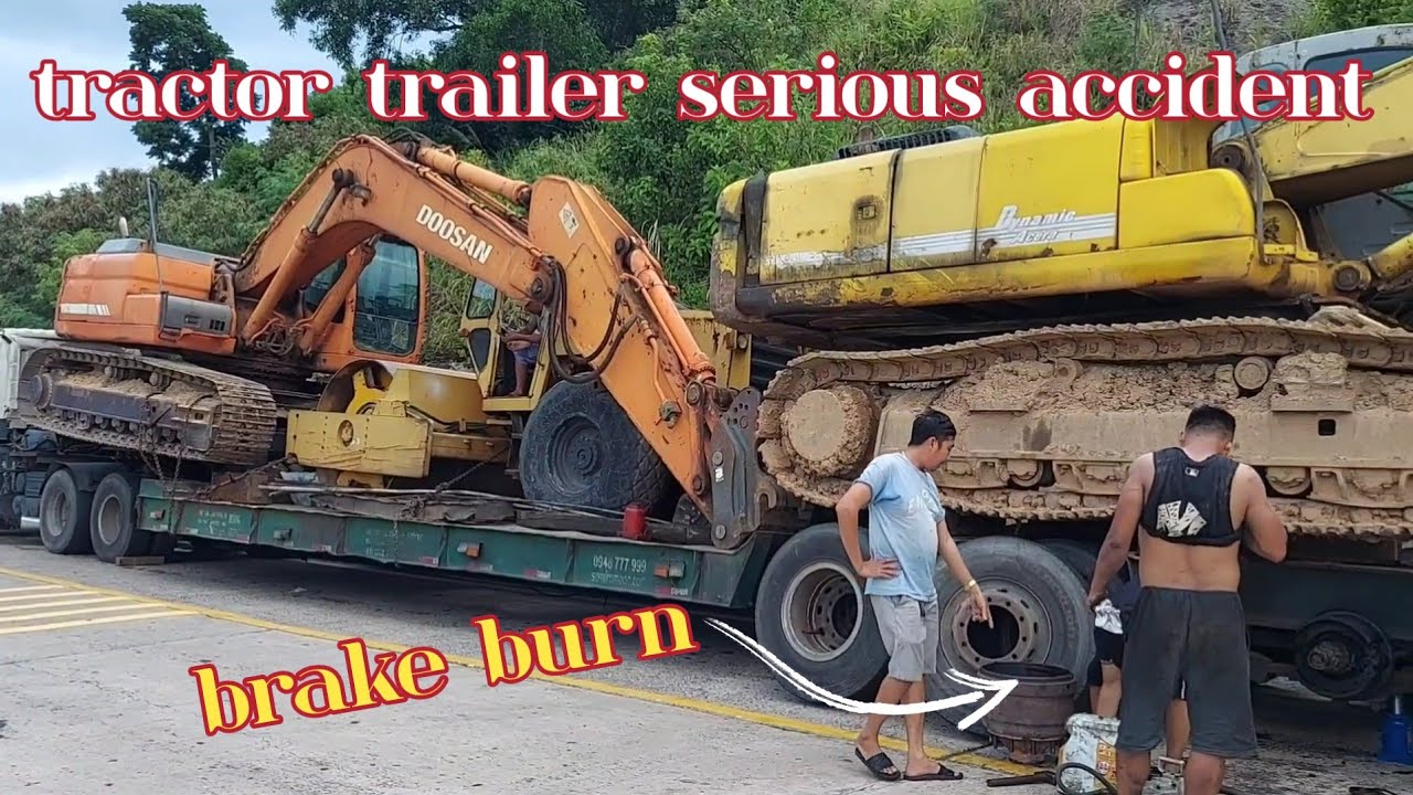 72 hours to rescue a tractor trailer that had an accident on the pass ...