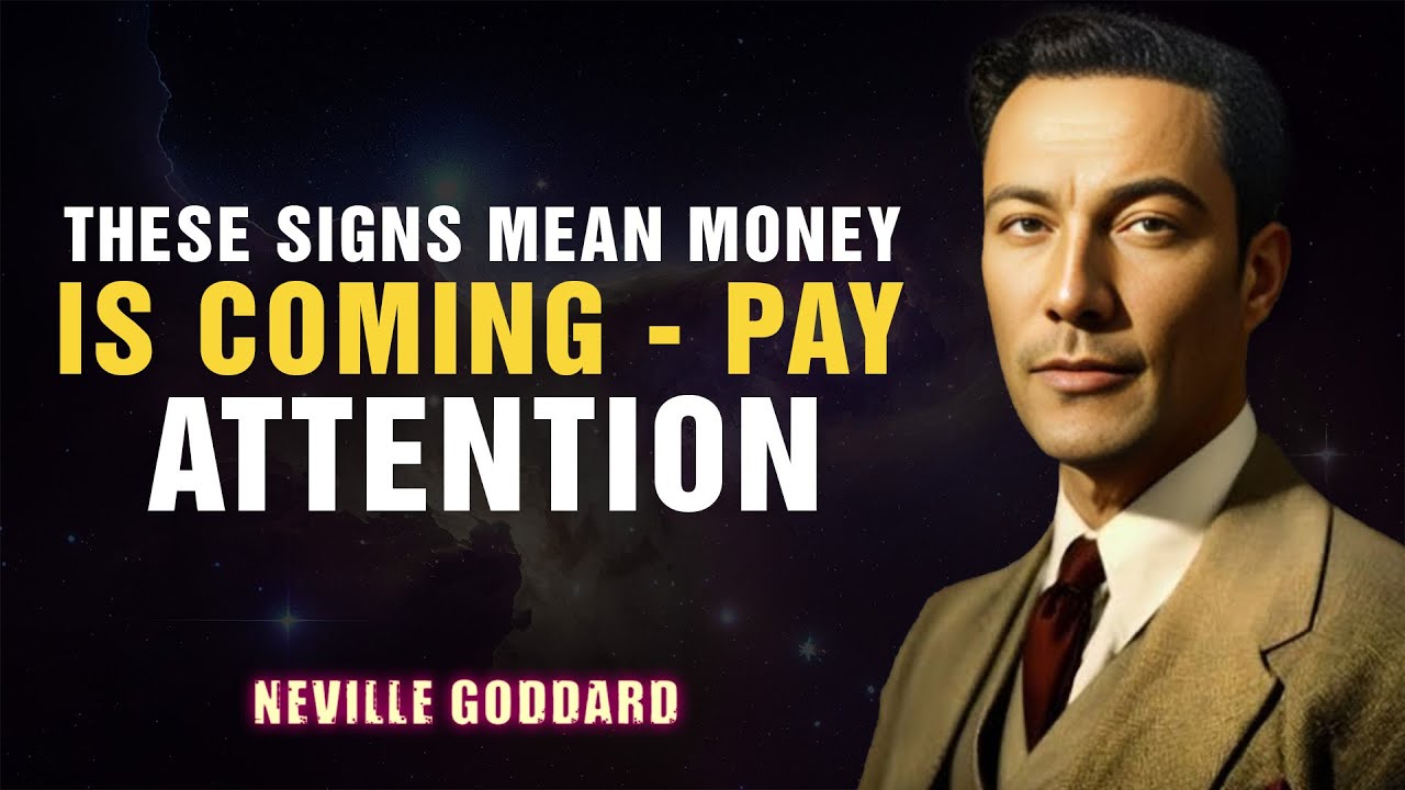 These Signs Mean Money Is Coming Fast — Pay Attention | NEVILLE GODDARD ...