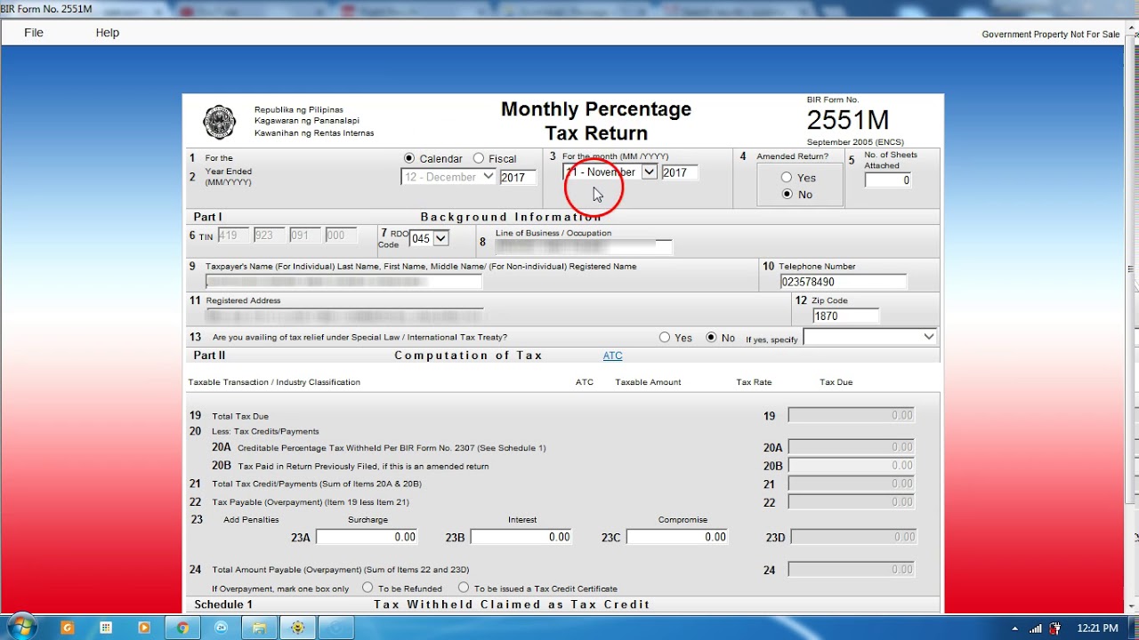 BIR FORM 2551M PDF