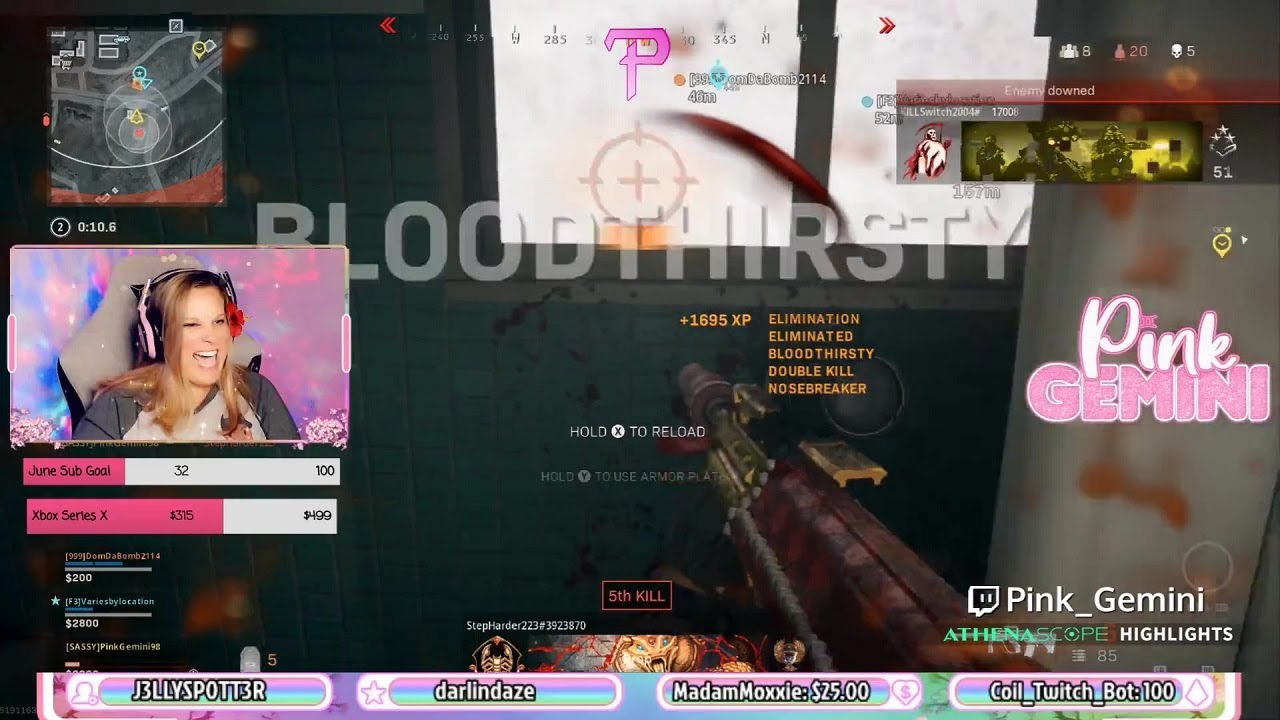 *NEW* Pink Gemini's Best Warzone Moments #3 - YouTube