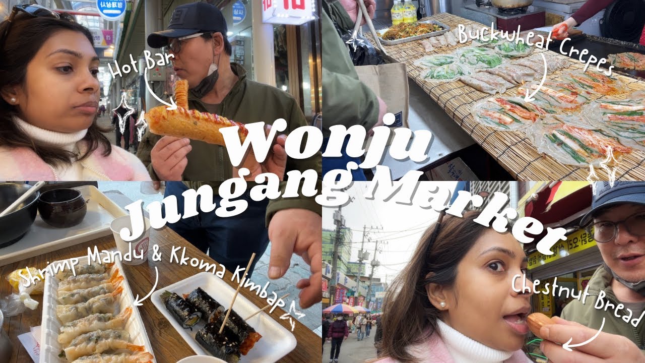 Wonju Jungang Market | Eating & Shopping at Korean Traditional Market ...