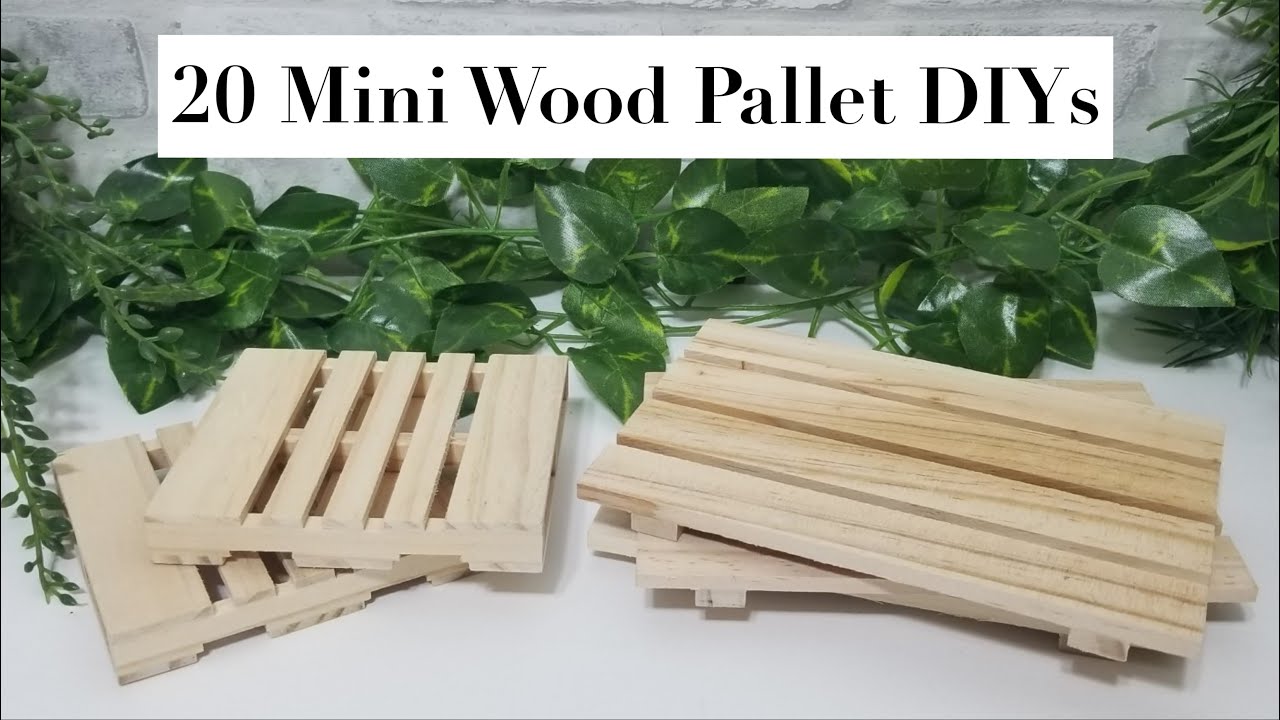 20 MINI WOOD PALLET DIYS 2022 - YouTube