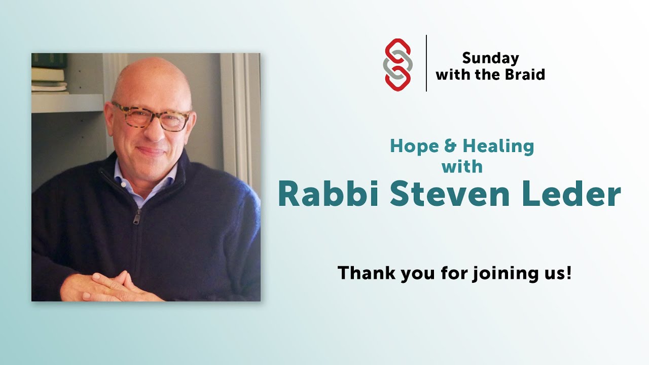Hope and Healing with Rabbi Steven Leder (March 9, 2025) - YouTube