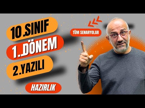 10.Sınıf Matematik 1.Dönem 2.Yazılı Hazırlık #yazılıvideolar 