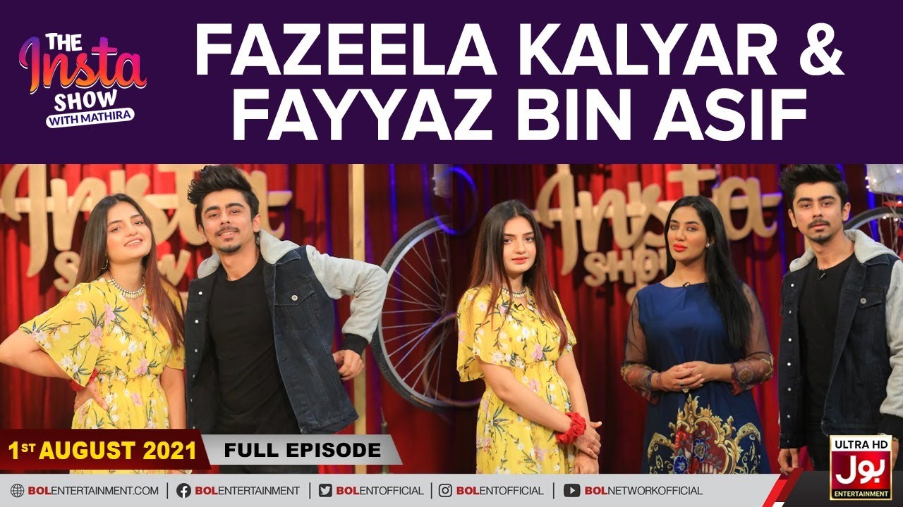 Fazeela Kalyar & Fayyaz Bin Asif In The Insta Show | Complete Show ...