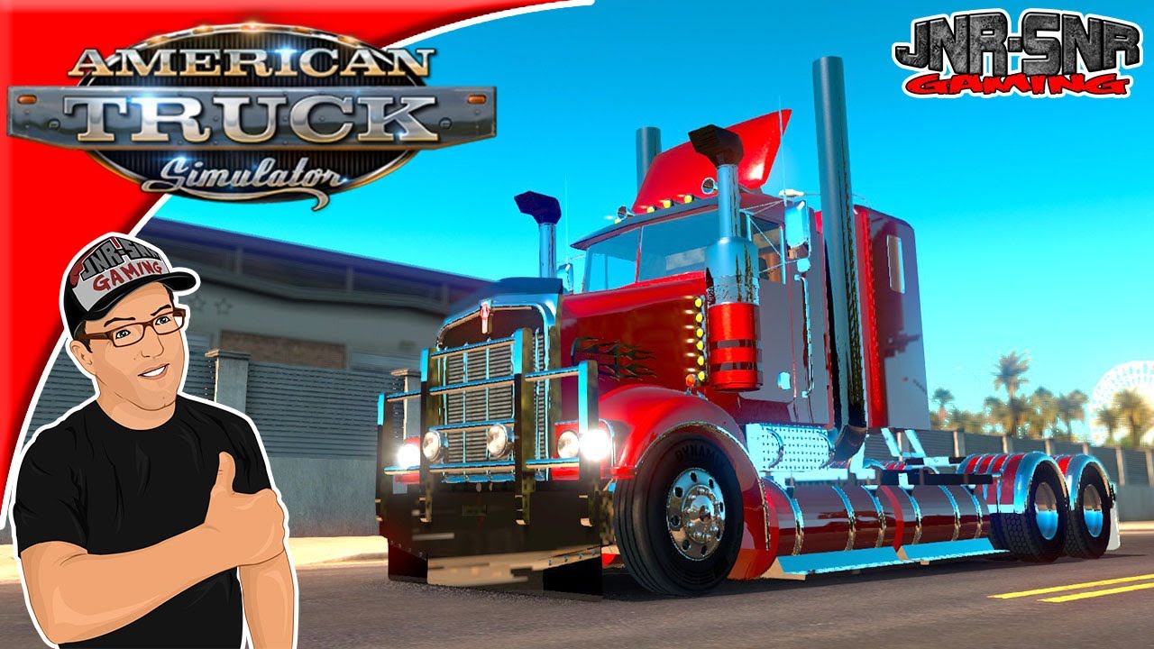 American Truck Simulator Kenworth T908 SAR Mod Review - YouTube