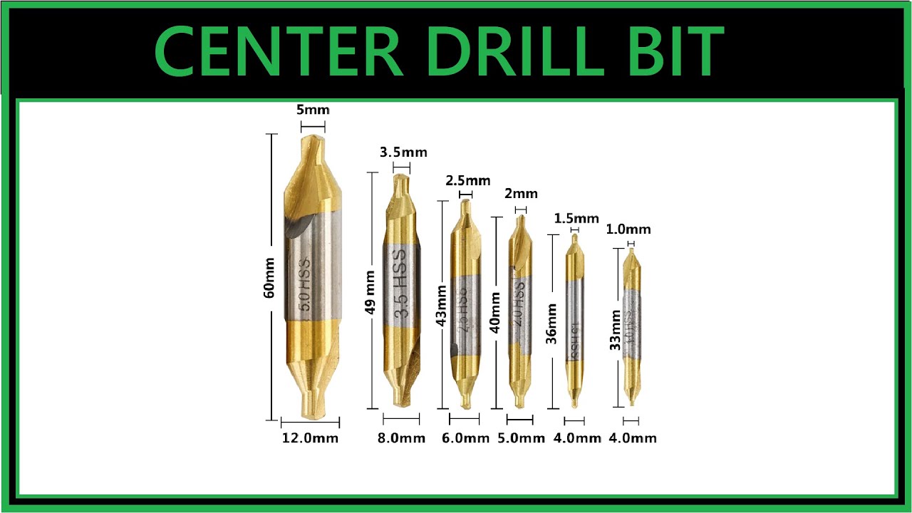 CENTER DRILL BIT UNBOXING - YouTube
