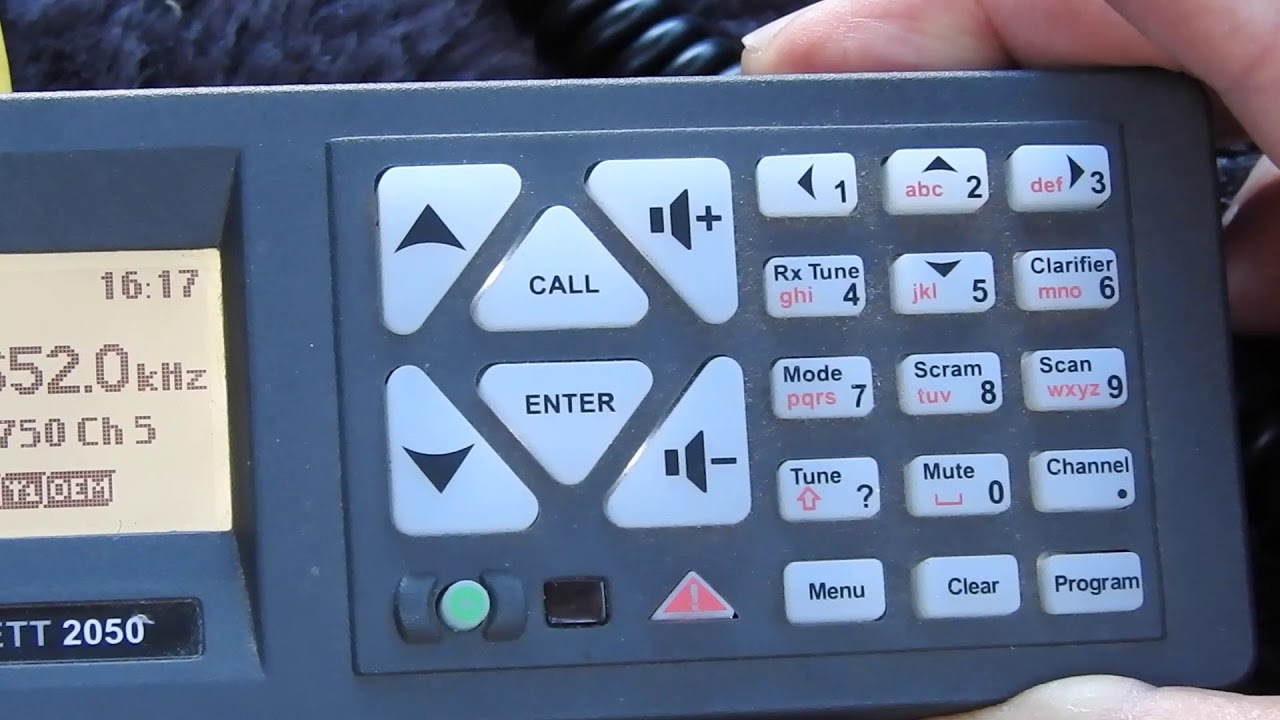 Barrett 2050 Selcall - YouTube