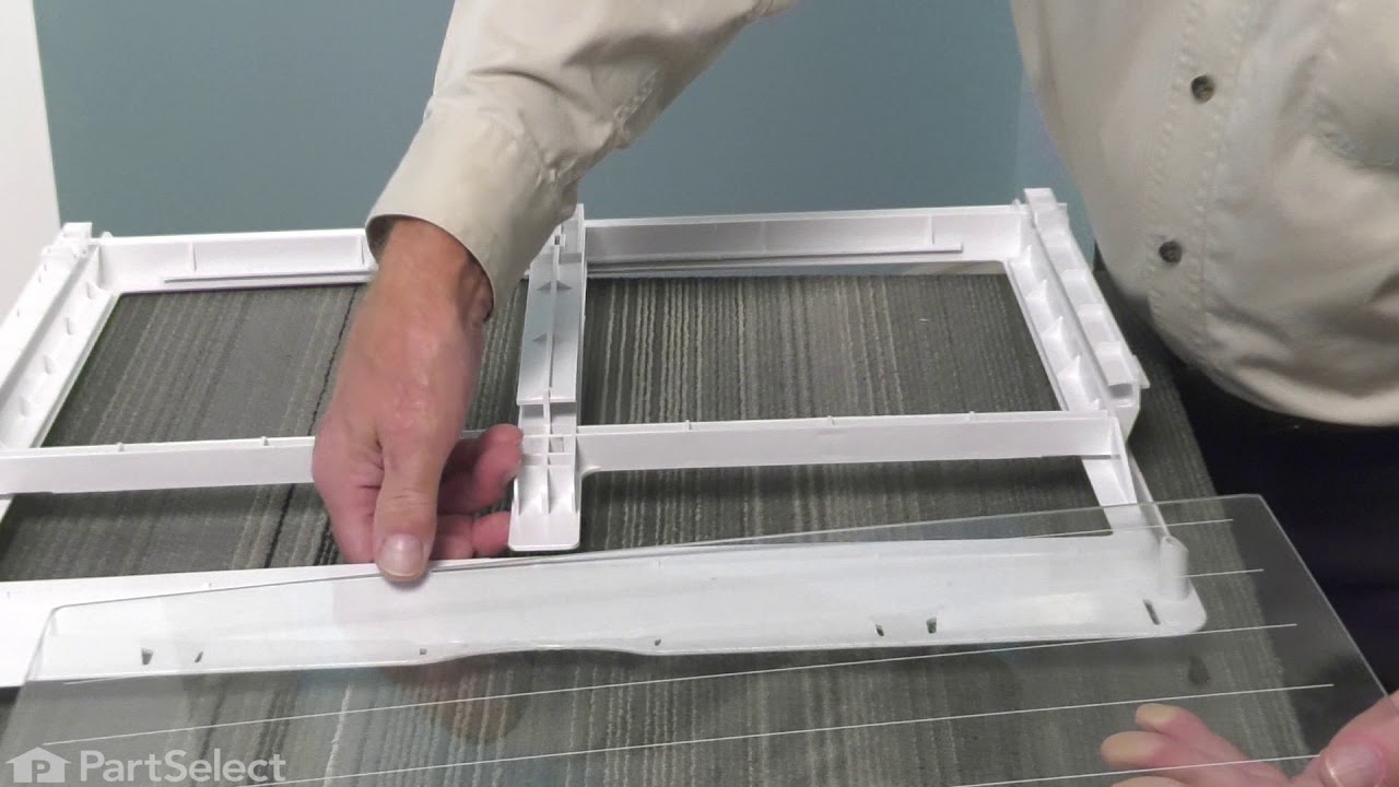Whirlpool Refrigerator Repair - How to Replace the Crisper Cover ...