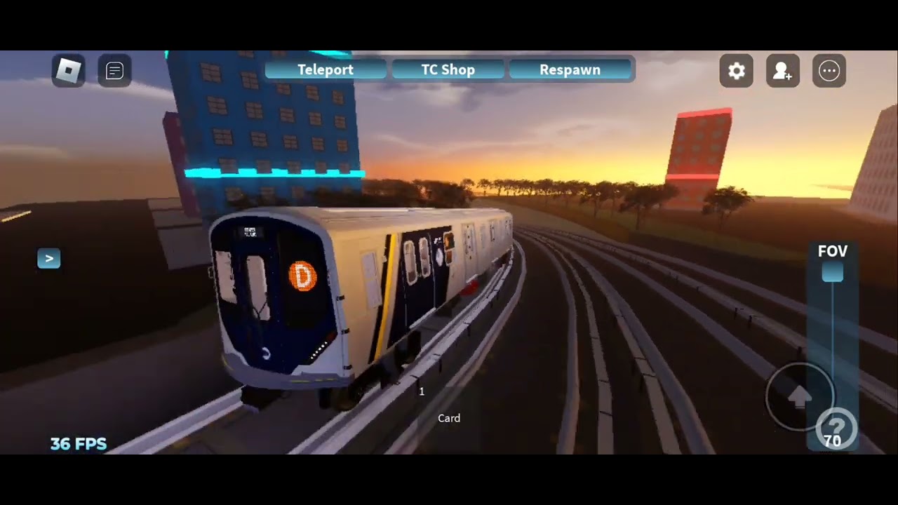 Roblox Transit City 3: inbored Coney Island bound R211T D train to ...
