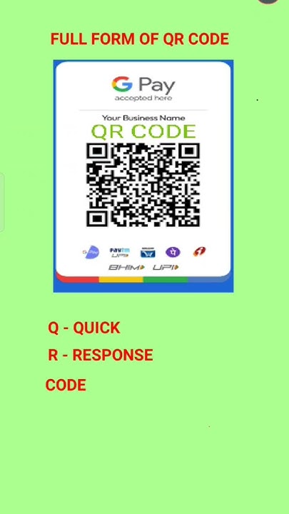 #Do you know the full form of QR code #shorts #viral #trending - YouTube