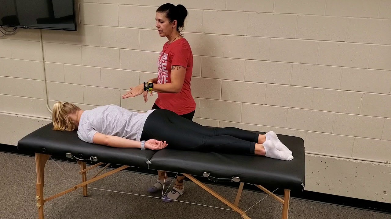 Muscle Assessment- lower Trapezius - YouTube