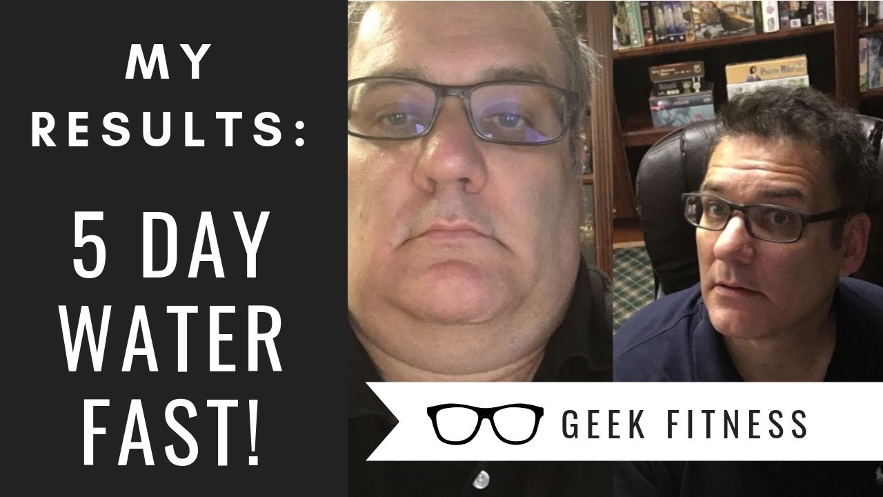 My 5 Day Water Fasting Results - YouTube