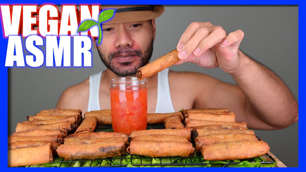 30 EGG ROLL CHALLENGE MUKBANG ACCEPTED FROM SongByrd ASMR | ASMR EATING ...