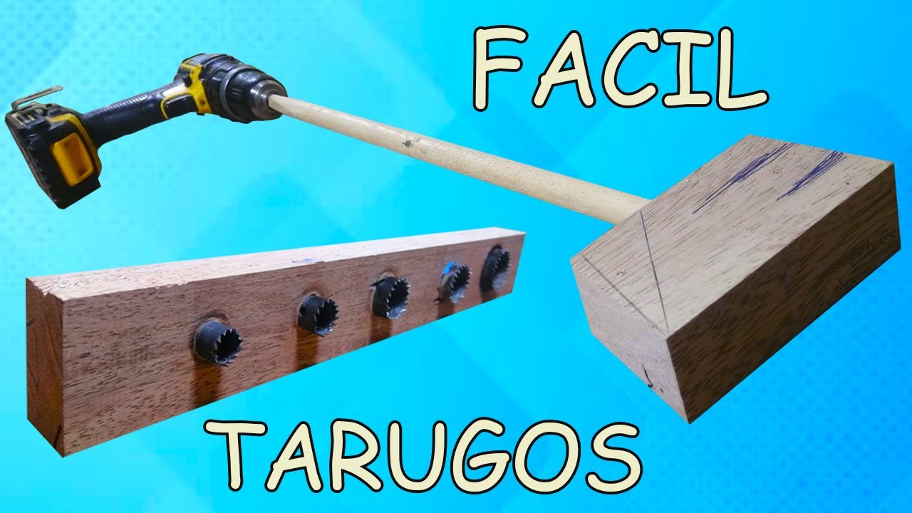 "COMO HACER TARUGOS DE MADERA MUY FACILES" - CASERO #DIY LUIS LOVON ...