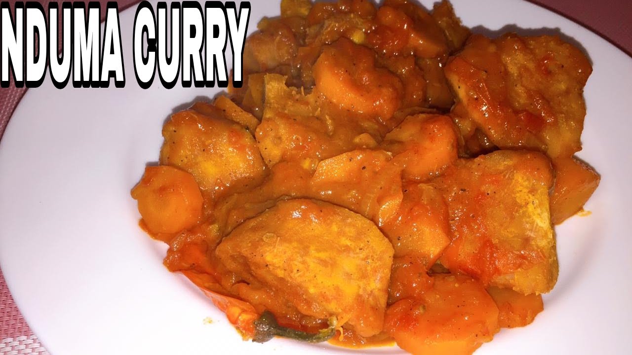 NDUMA CURRY || ARROW ROOT RECIPE ||HEALTHY FOOD || KENYAN YOUTUBER ...