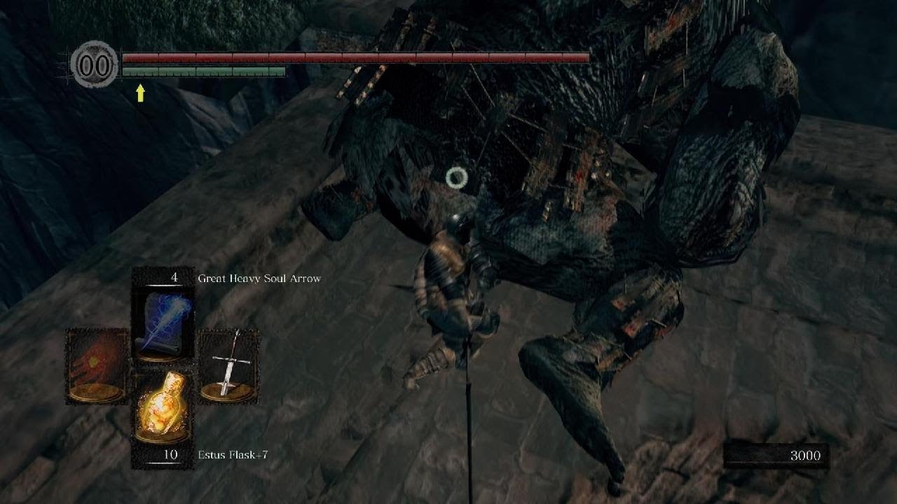 DARK SOULS: REMASTERED Mini Boss Rock Giant - YouTube