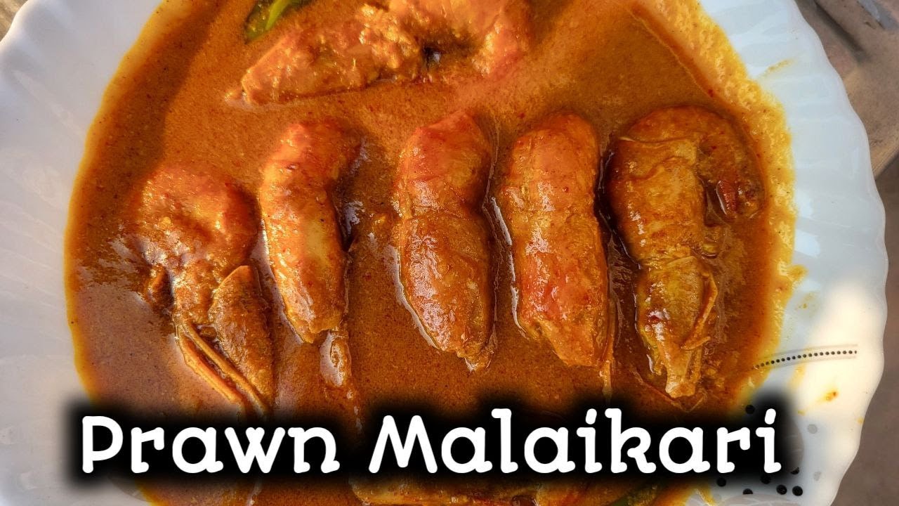 **Prawn Malaikari | Bengali Chingri Malai Curry | Creamy & Flavorful ...