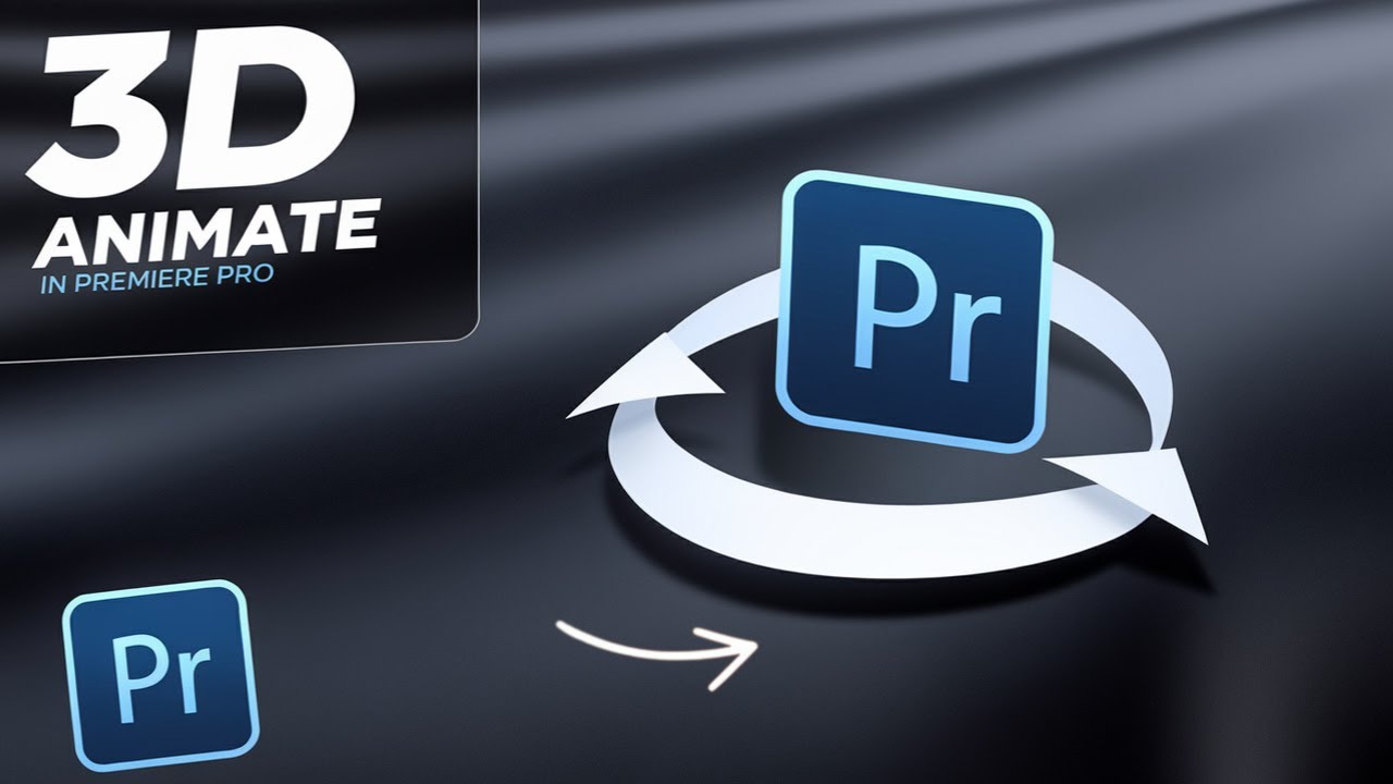 How To CREATE A 3D Spinning Logo In Premiere Pro - YouTube