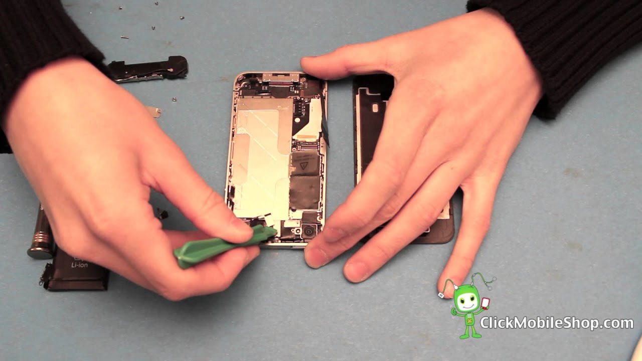 Complete iPhone 4 LCD Removal Disassembly Guide - ClickMobileShop - YouTube