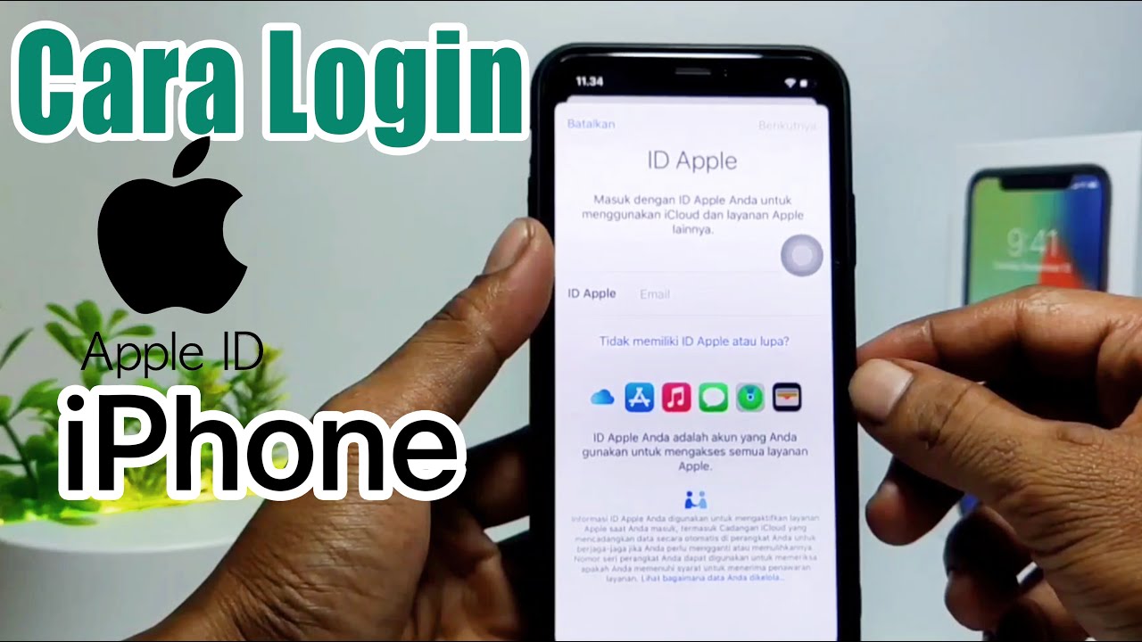 Cara Login Apple ID di iPhone Baru - YouTube
