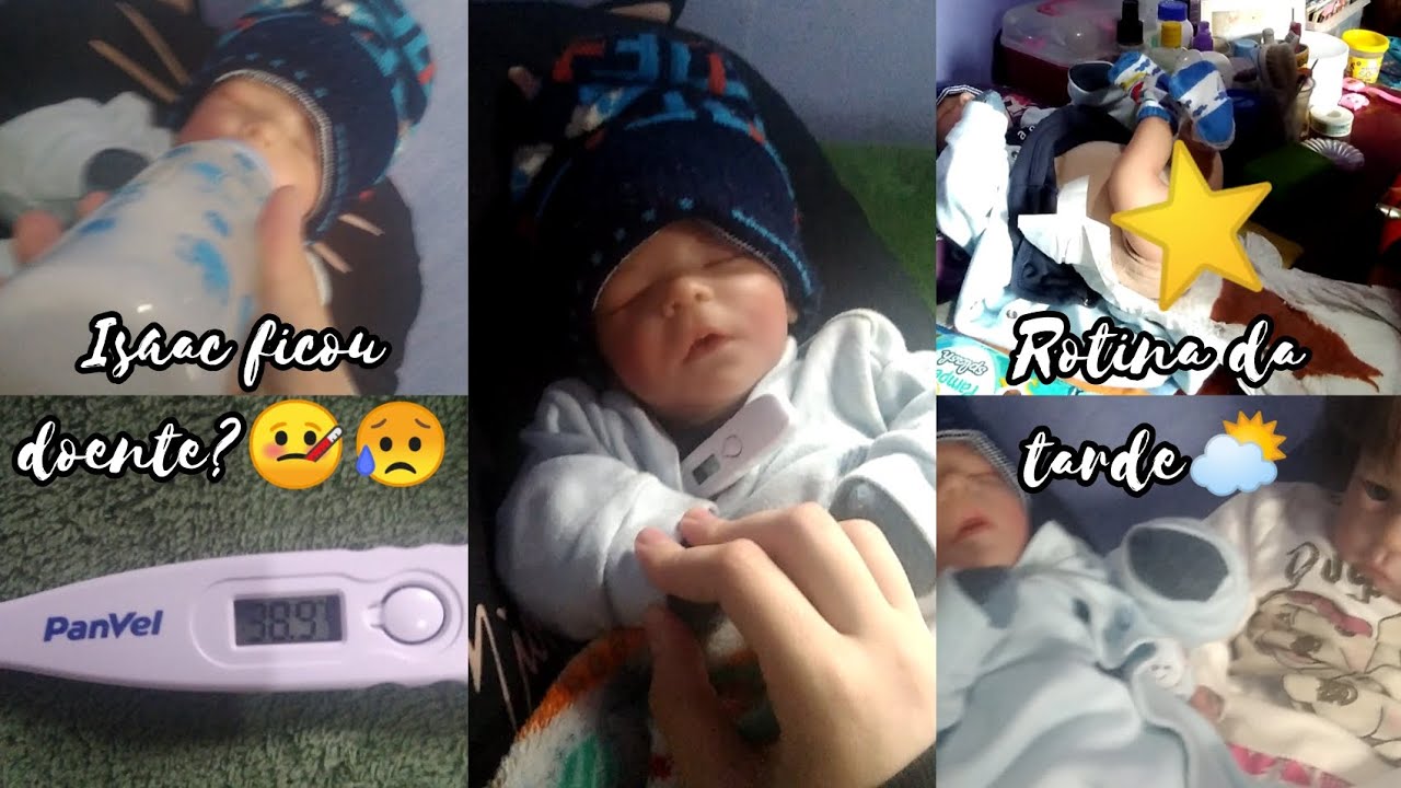 Isaac pegou a gripe da Milena🤧😭 + Rotina da tarde 100% REAL🤯 | Babys da ...