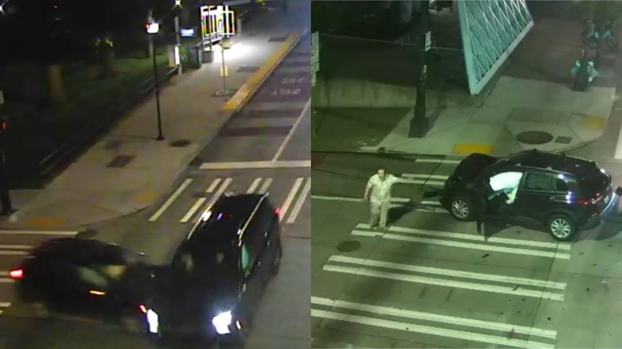 Seattle: Bad Driver Runs Red Light & Gets T-Boned - YouTube