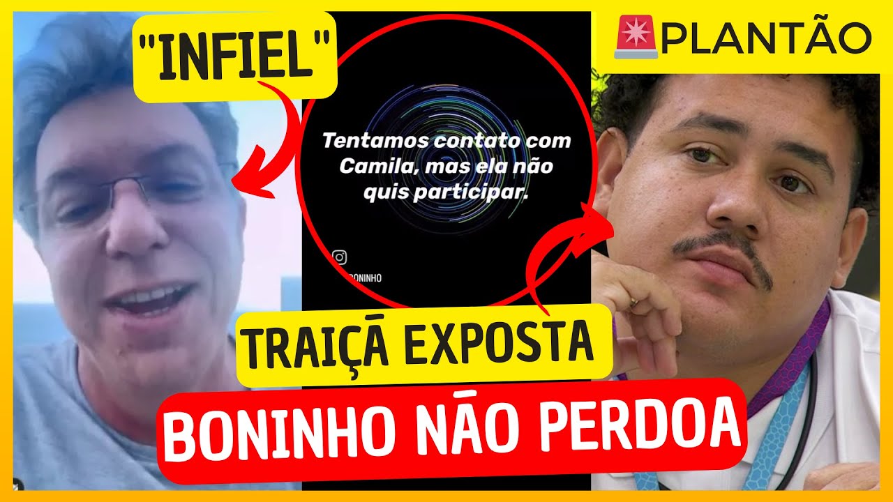 🟣EITA! Boninho vai EXPOR TRAIÇÃO de Buda; RECADO da EX ESPOSA BARRADO ...