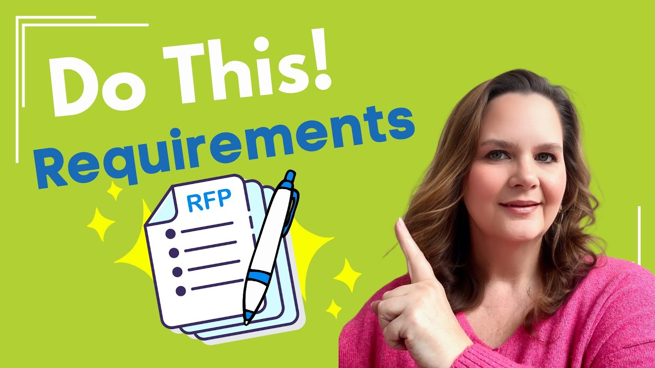 Writing Effective RFP Requirements: A Step-by-Step Guide - YouTube