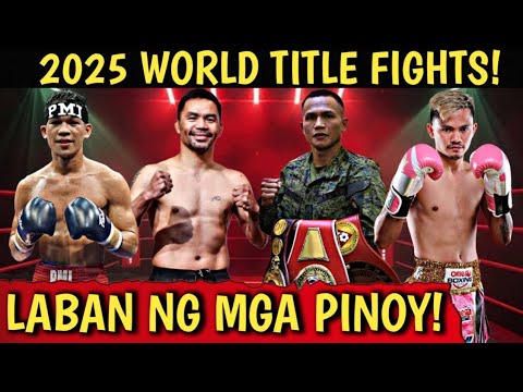 2025 Boxing Fights ng mga Pinoy na aabangan natin! - YouTube