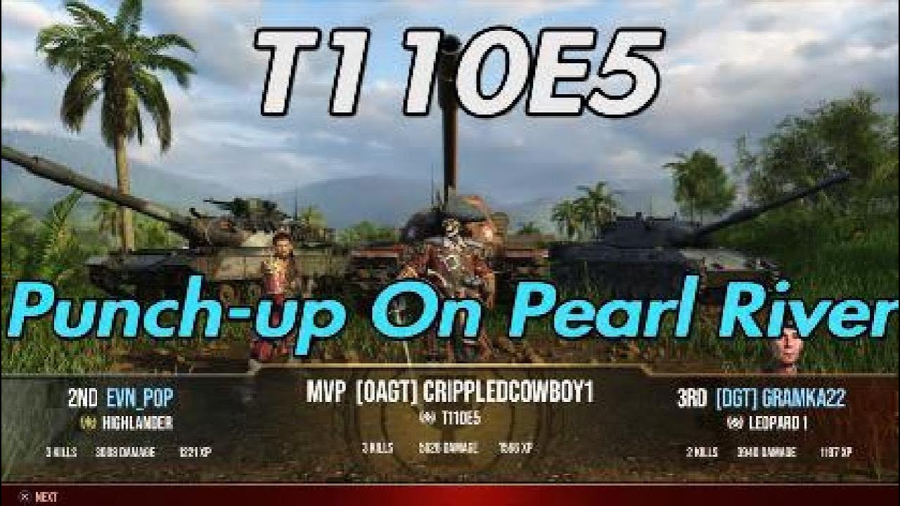 World of Tanks: T110E5 Punch-up On Pearl River - YouTube